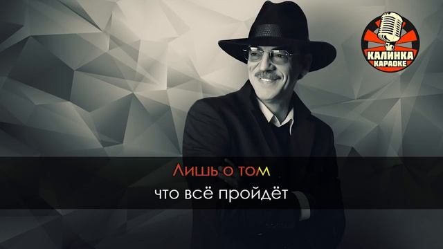 Караоке Михаил Боярский - Всё пройдёт