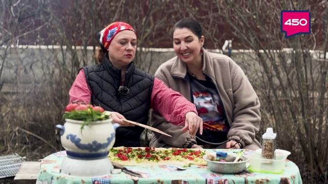 На скорую руку - рулет на костре