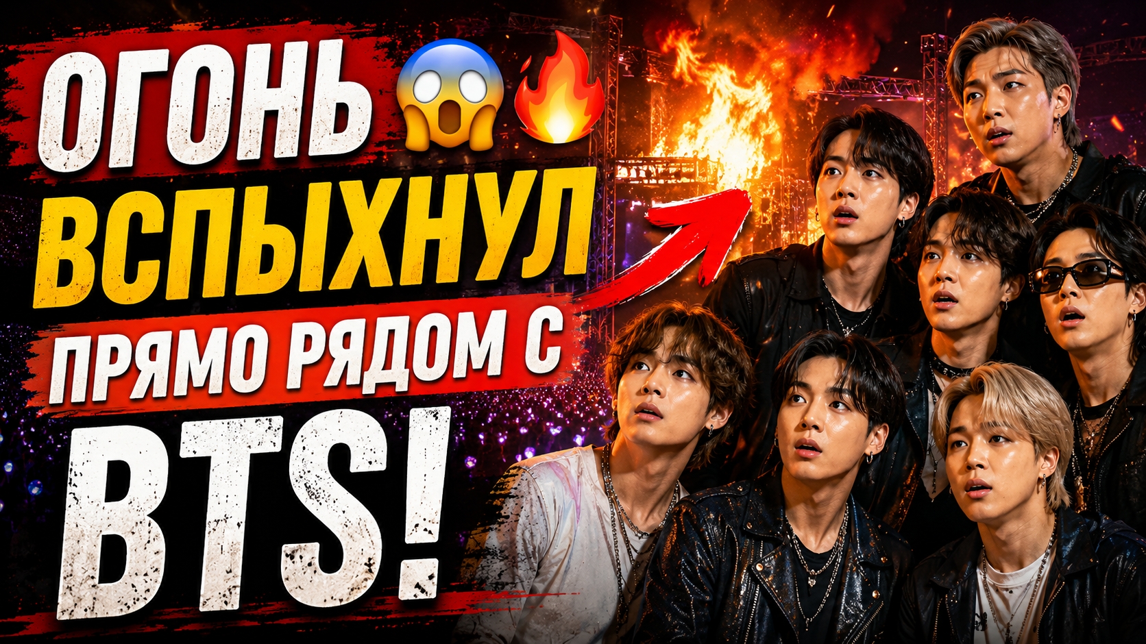 😱🔥 Сцена BTS загорелась в Мексике прямо на концерте… и началась паника!