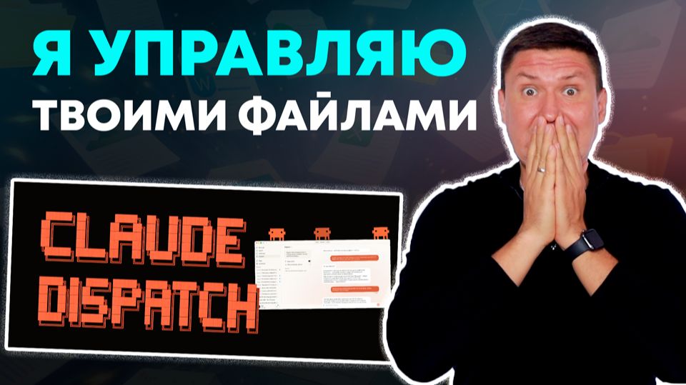 Claude Cowork Dispatch – Claude работает на вашем ПК без вас через телефон (полный контроль)