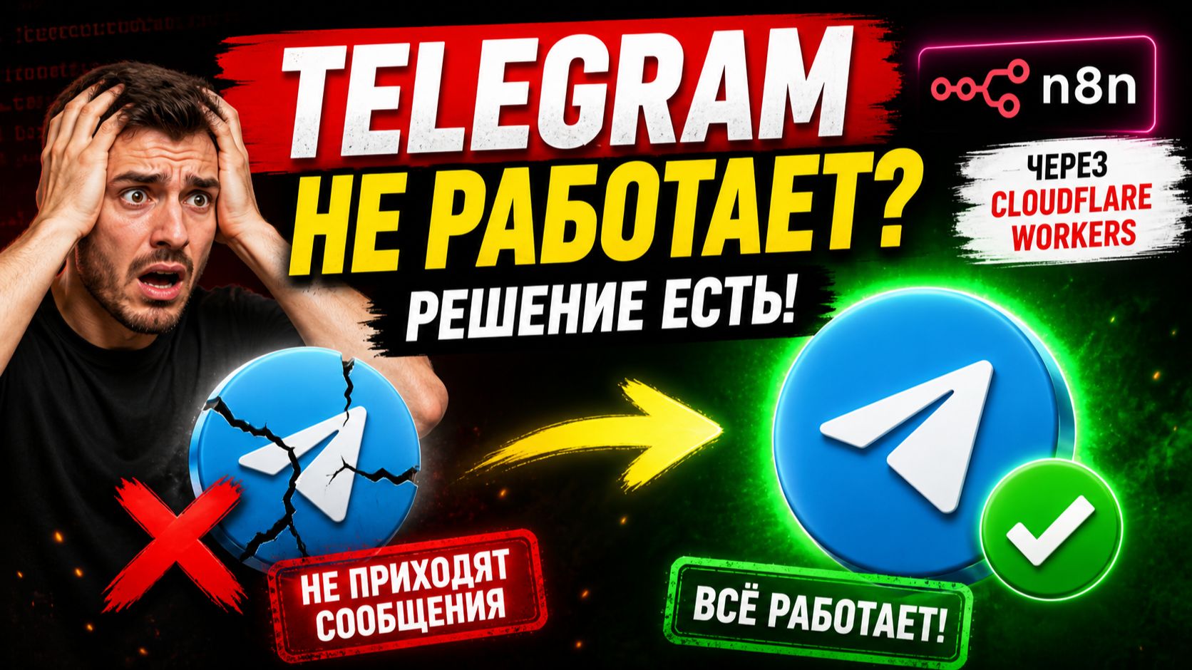 👉 Боты в N8N умирают? Как починить за 5 минут!