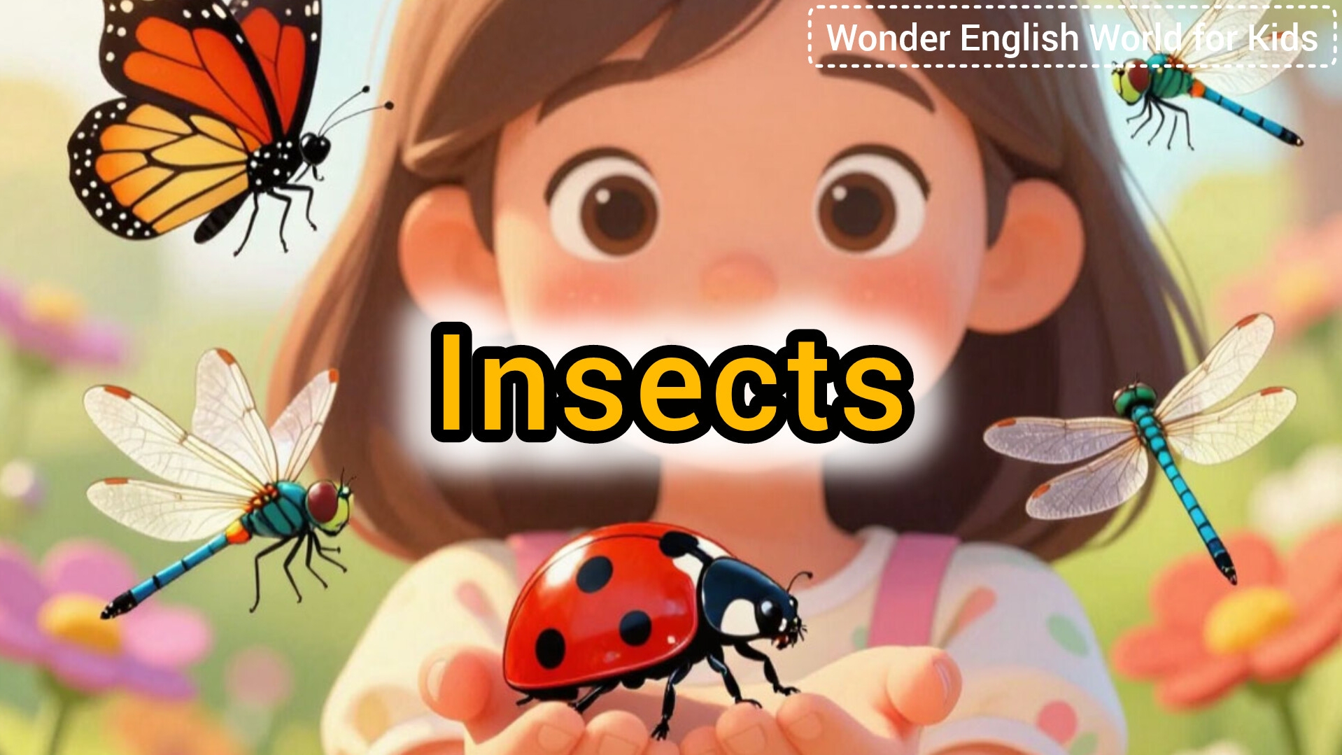 Насекомые на английском для детей 🐞 Учим названия | Insect names in English for kids