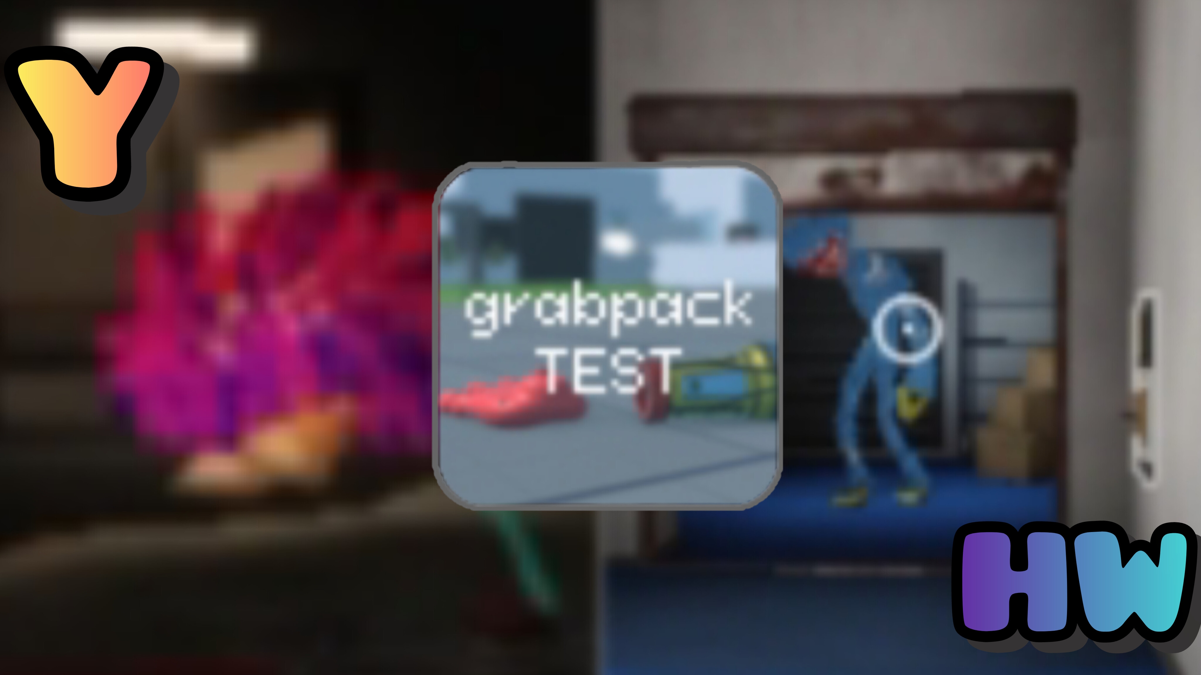 Йарнаби и Хагич❤️! Прохождение map: YARNABY и map 4 в GRABPACK TEST игра из ROBLOX!