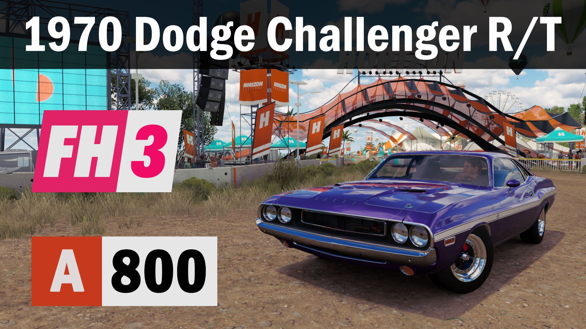 Forza Horizon 3 -1970 Dodge Challenger R/T, Race