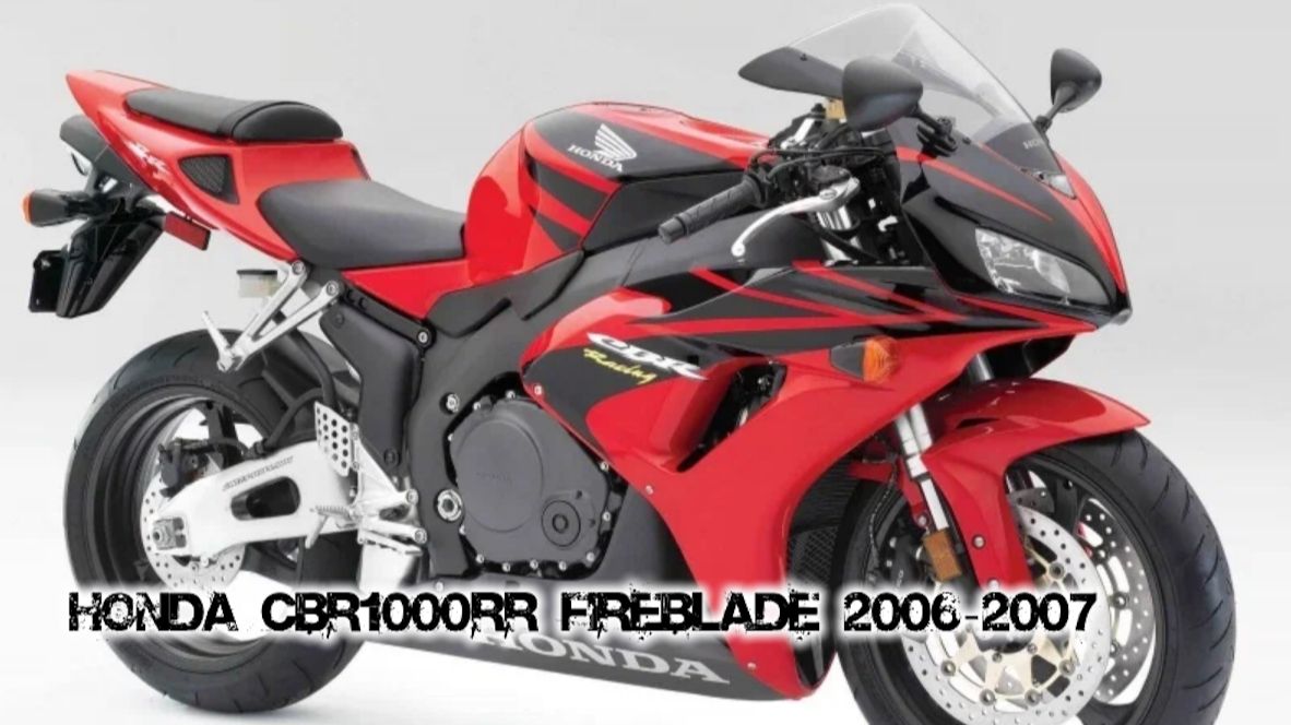 Honda CBR1000RR Fireblade 2006-2007 ||| мотопластик.рф