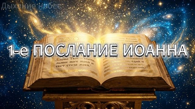 АУДИО БИБЛИЯ*1-е ПОСЛАНИЕ ИОАННА *БЕЗ МУЗЫКИ