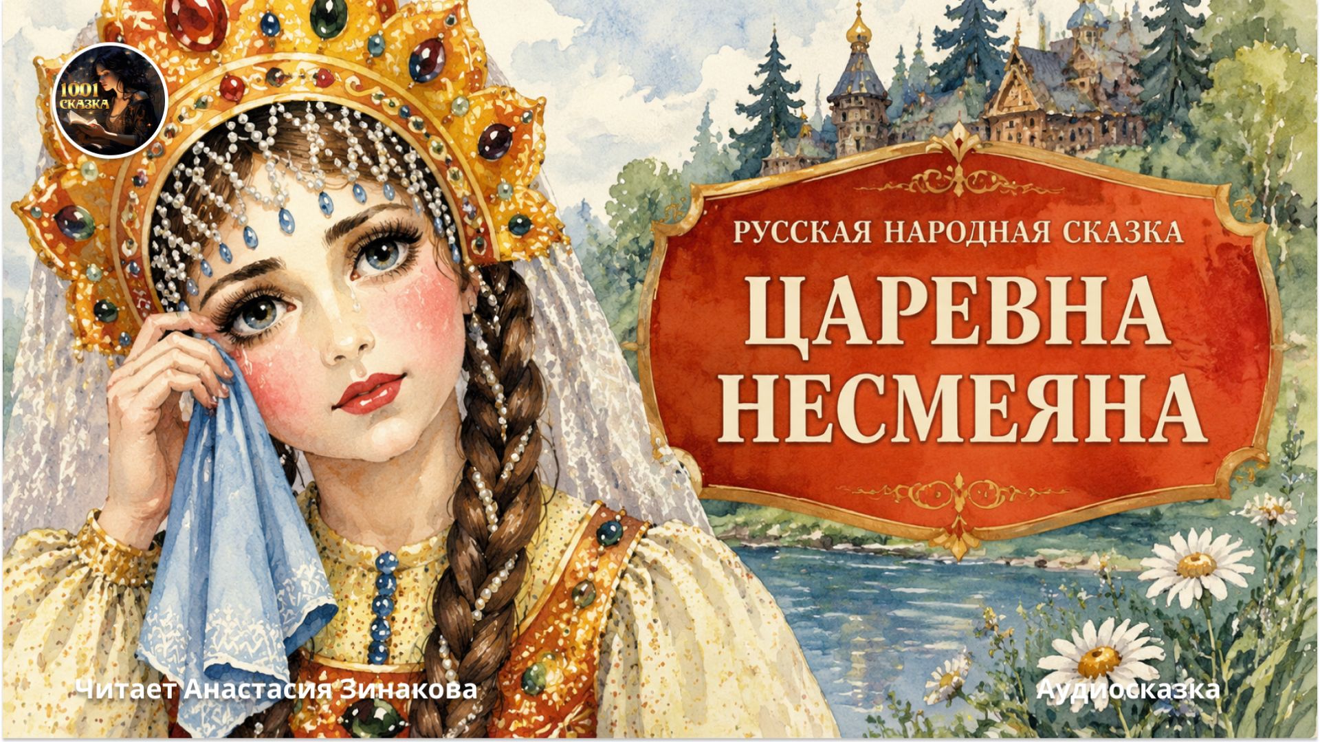 Царевна-несмеяна. Русская народная #сказка. Читает Анастасия Зинакова