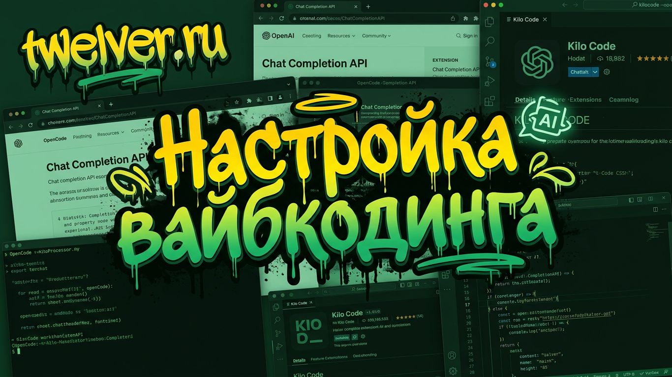Вайбкодинг в России - гайд (рубли, агенты, opencode, cline, kilo, roo)