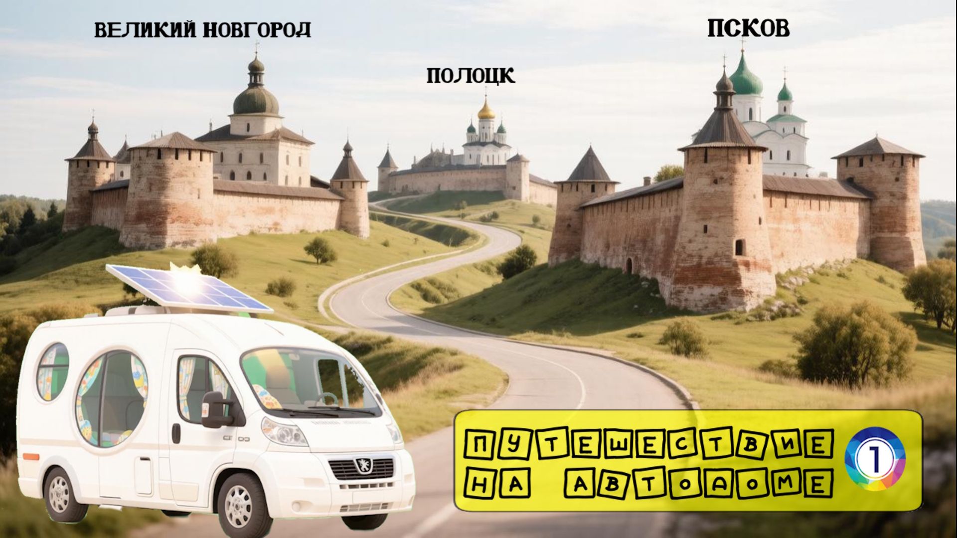 Путешествие на автодоме. Новый член экипажа кот "Прокис". Полоцк Псков Новгород на автодоме