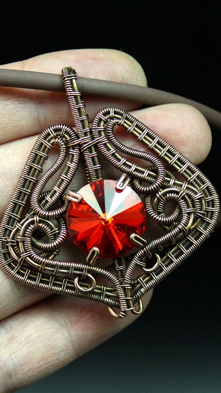 Украшения ручной работы Wire wrap Валерия Воробьева