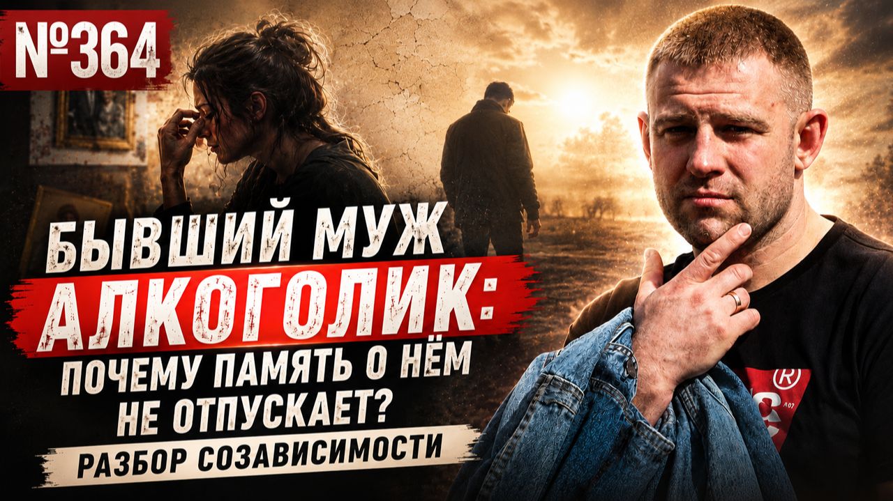 Бывший муж алкоголик: почему память о нём не отпускает? Разбор созависимости