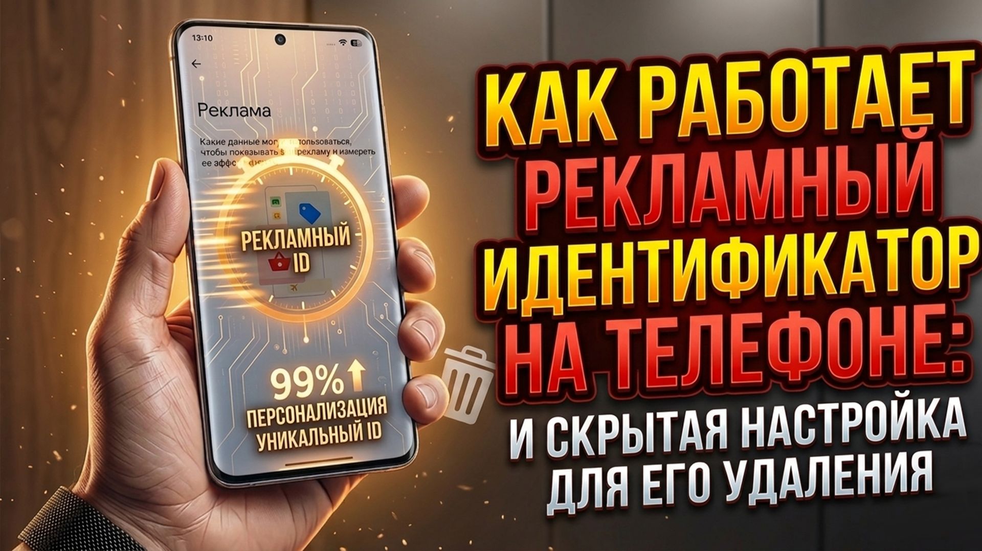 Отключение рекламы на телефоне и скрытая настройка для удаления рекламного идентификатора