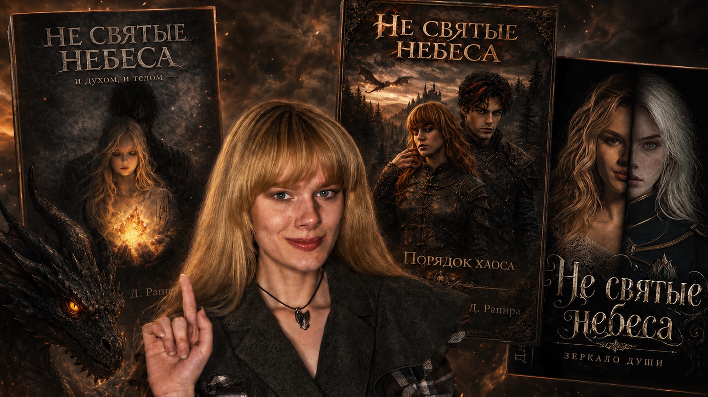 Закулисье моей книжной вселенной: ответы на вопросы🖤 Новое дарк-фэнтези книга «Несвятые небеса»