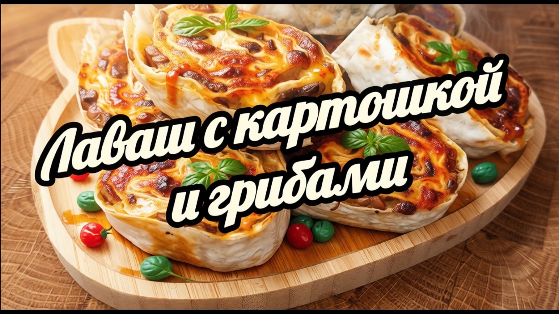 Лаваш с картошкой и грибами – пошаговый рецепт сытного перекуса