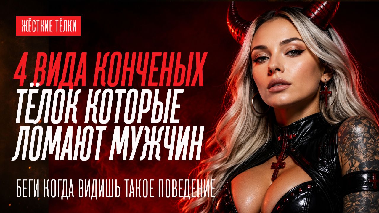 ТАКИЕ ЖЕНЩИНЫ ОПАСНЫ ДЛЯ ПСИХИКИ МУЖЧИНЫ. ОНИ ПРЯЧУТ СВОЕ НАСТОЯЩЕЕ ЛИЦО