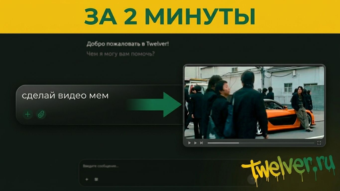 Делаю ИИ видео мем за 2 минуты - гайд