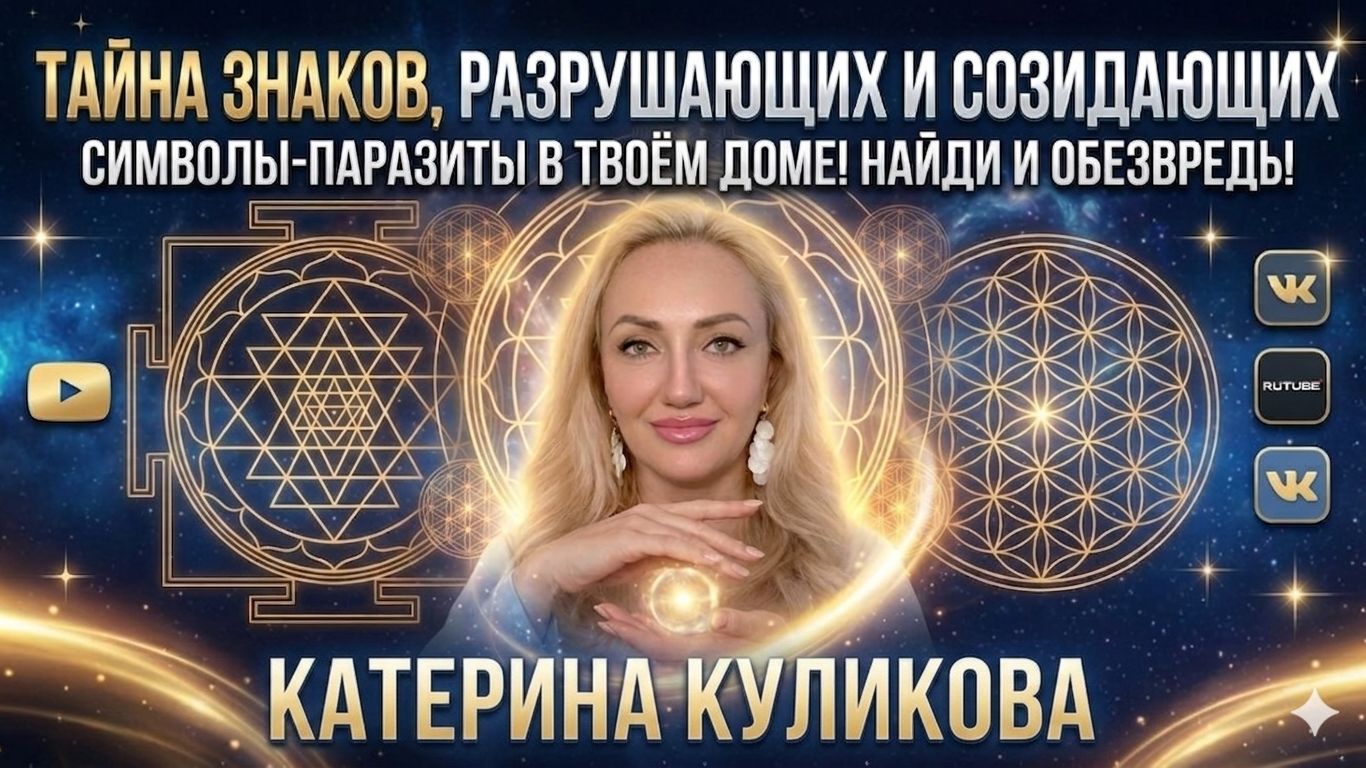 Осторожно: символы-убийцы в твоем доме! Катерина Куликова