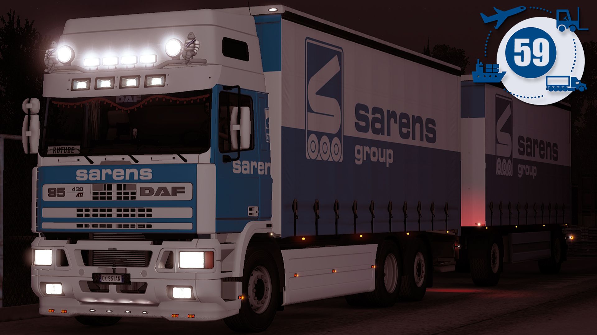 DAF 95 ATI - Euro Truck Simulator 2 [-59-]