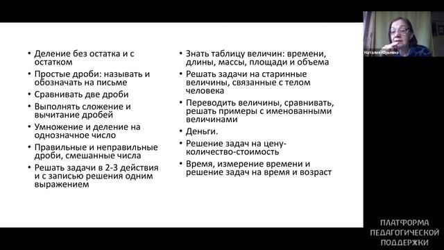 Четвёртый класс. Занятие 18