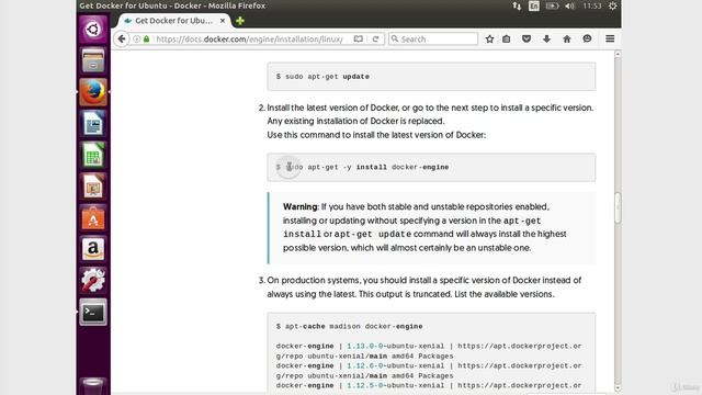 004 Docker on Linux (Ubuntu as an example)