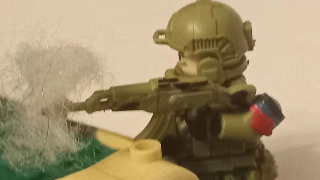 Бой за Донецкий аэропорт. Lego-мультфильм
