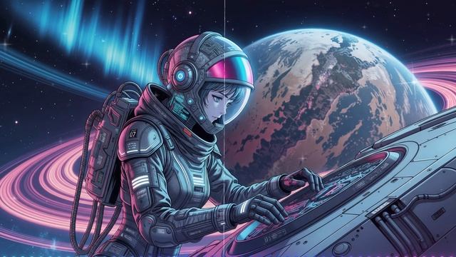2085 ⧸⧸ Neon Orbit Repair ｜ Synthwave • Spacewave • Cyberpunk • Retrowave
