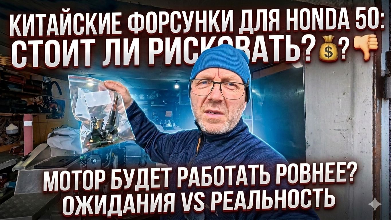 Honda BF50: Как работают дешевые форсунки из Китая? Ожидание VS Реальность!