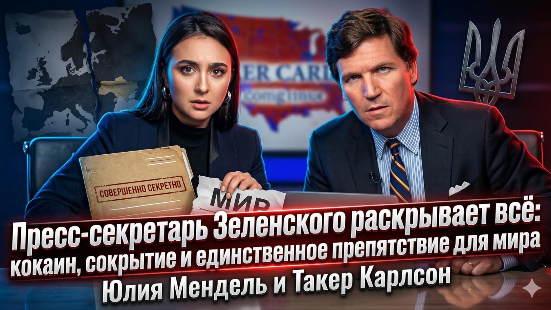 🎙️Юлия Мендель | «Я скажу всё»: интервью, уничтожающее Зеленского. Кокаин, ложь и тормоз мира
