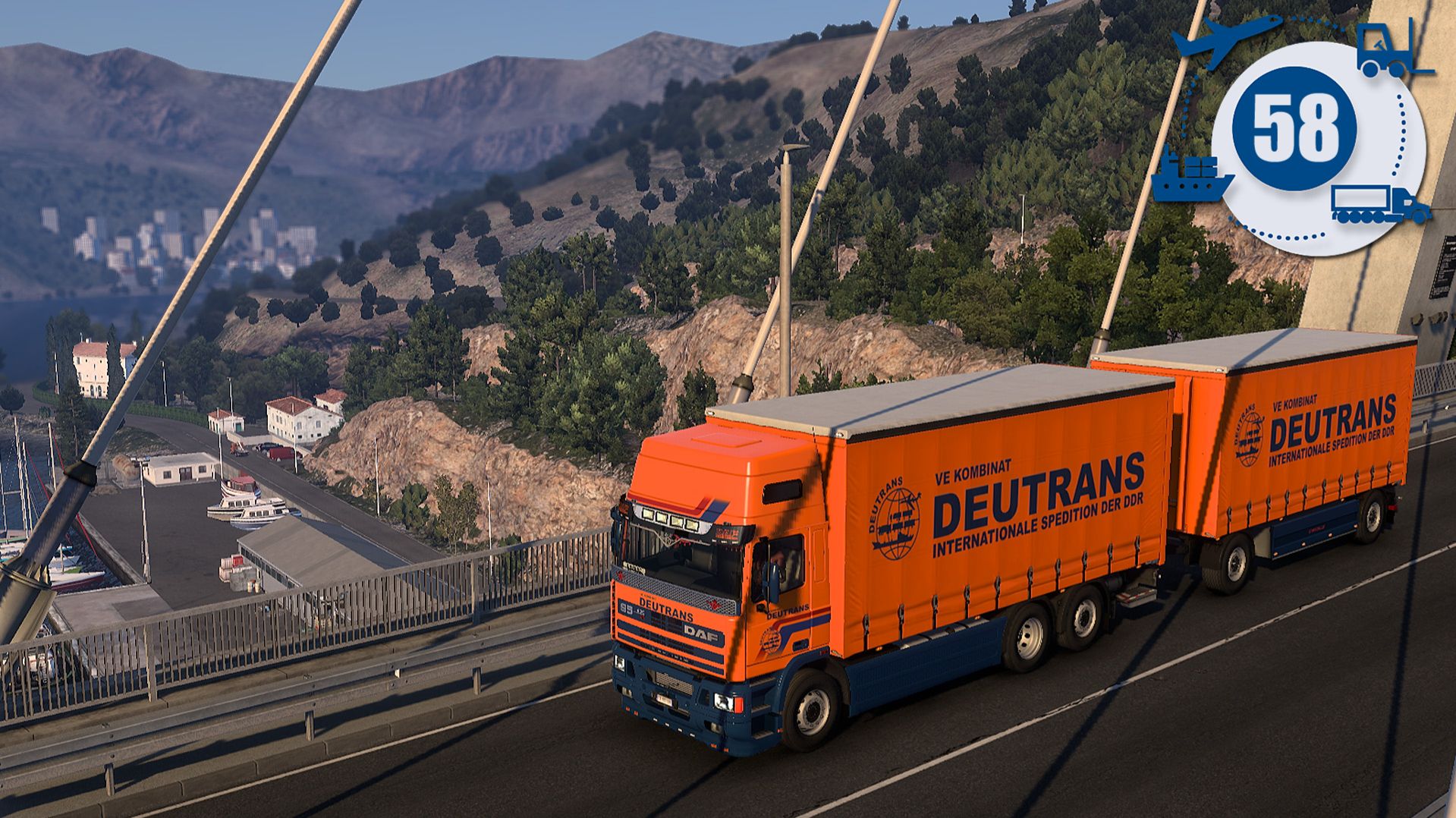 DAF 95 ATI - Euro Truck Simulator 2 [-58-]