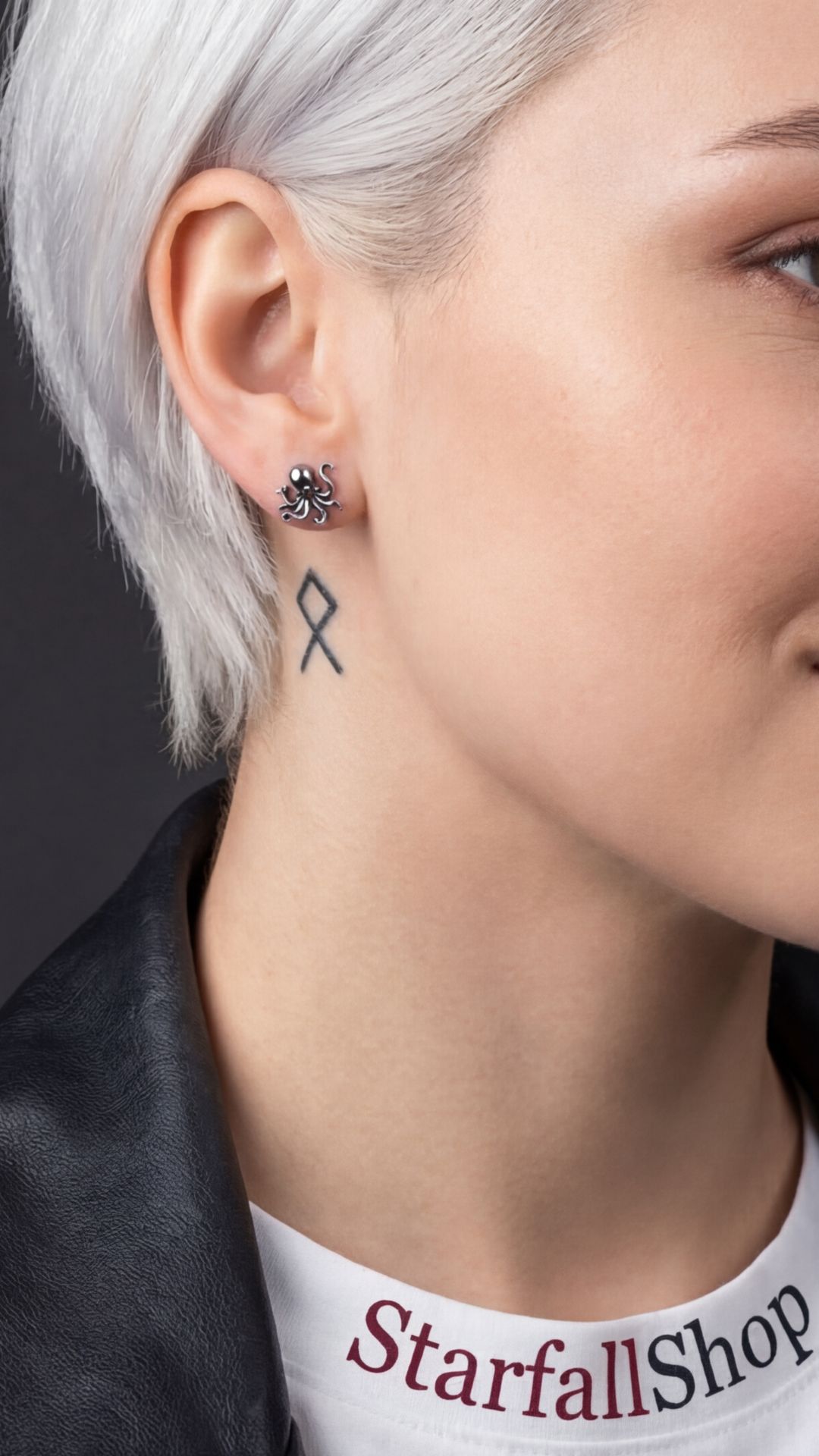 Серьги-гвоздики "Весёлый осьминог" из коллекции Gothic Beauty от StarfallShop