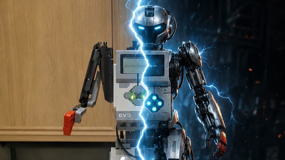 День 1 — Робот-человек из LEGO Mindstorms