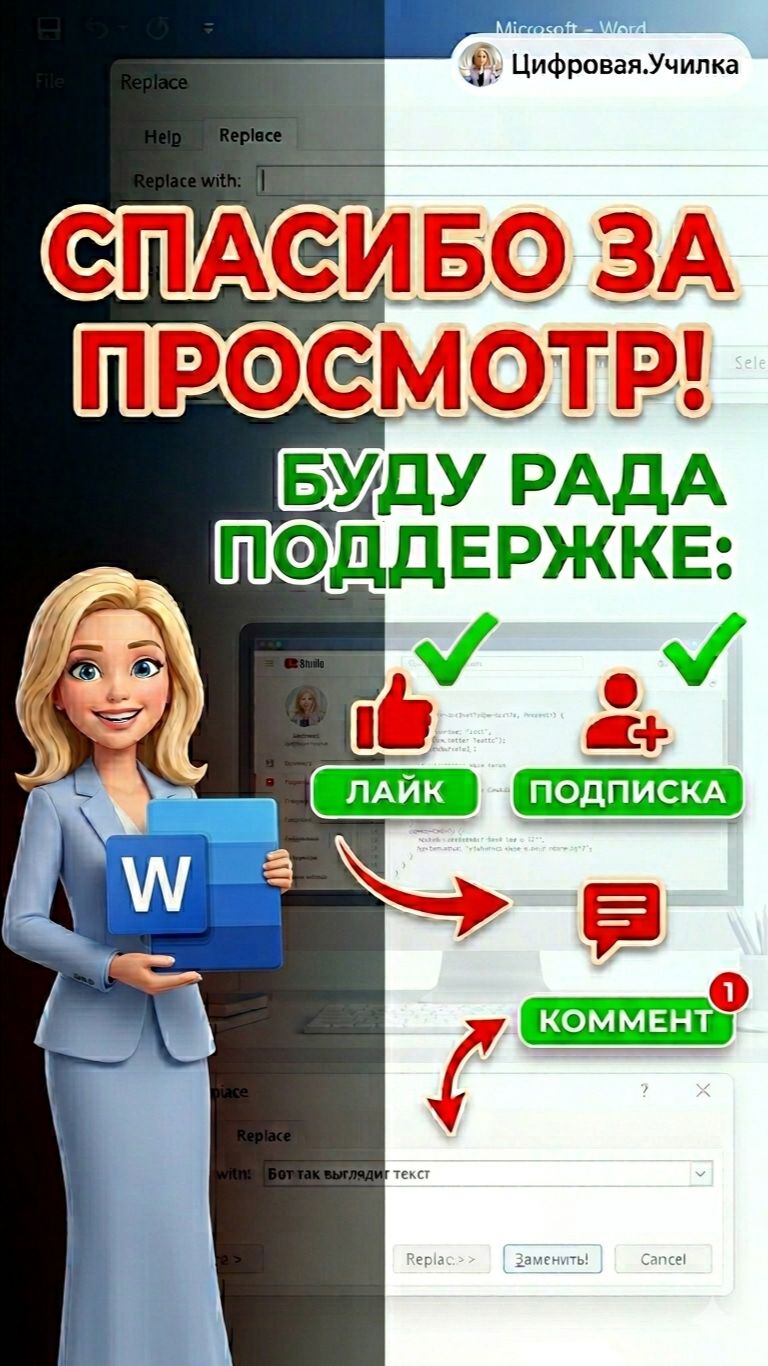Как быстро удалить двойные пробелы в Word? Секрет эффективной работы.
