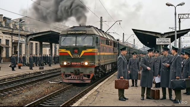 Платформа 9¾. Прибытие советского тепловоза на станцию Сортавала. Оборотни с погонах.