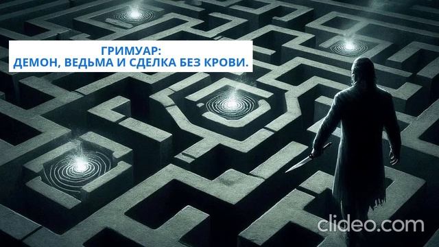 Гримуар: Демон, ведьма и сделка без крови.