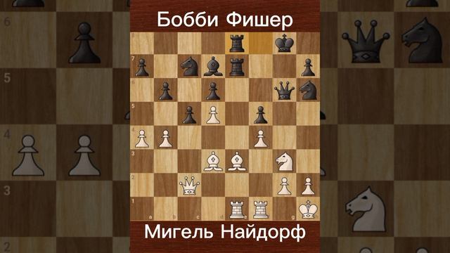 Бобби Фишер против Мигель Найдорф (1966) — Победа в 9-м туре финала-A шахматной Олимпиады