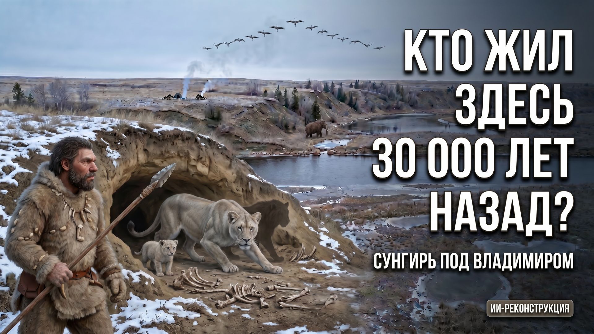 ДРЕВНЯЯ СТОЯНКА ЛЮДЕЙ СУНГИРЬ. ВРЕМЯ ЛЬВОВ.
