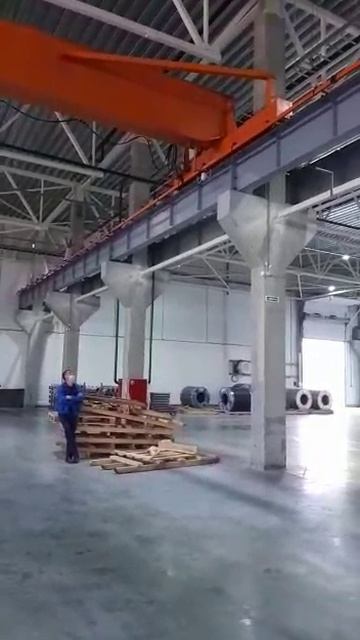 Кран мостовой опорный: г/п 10 тонн, пролет 22,5 метра
