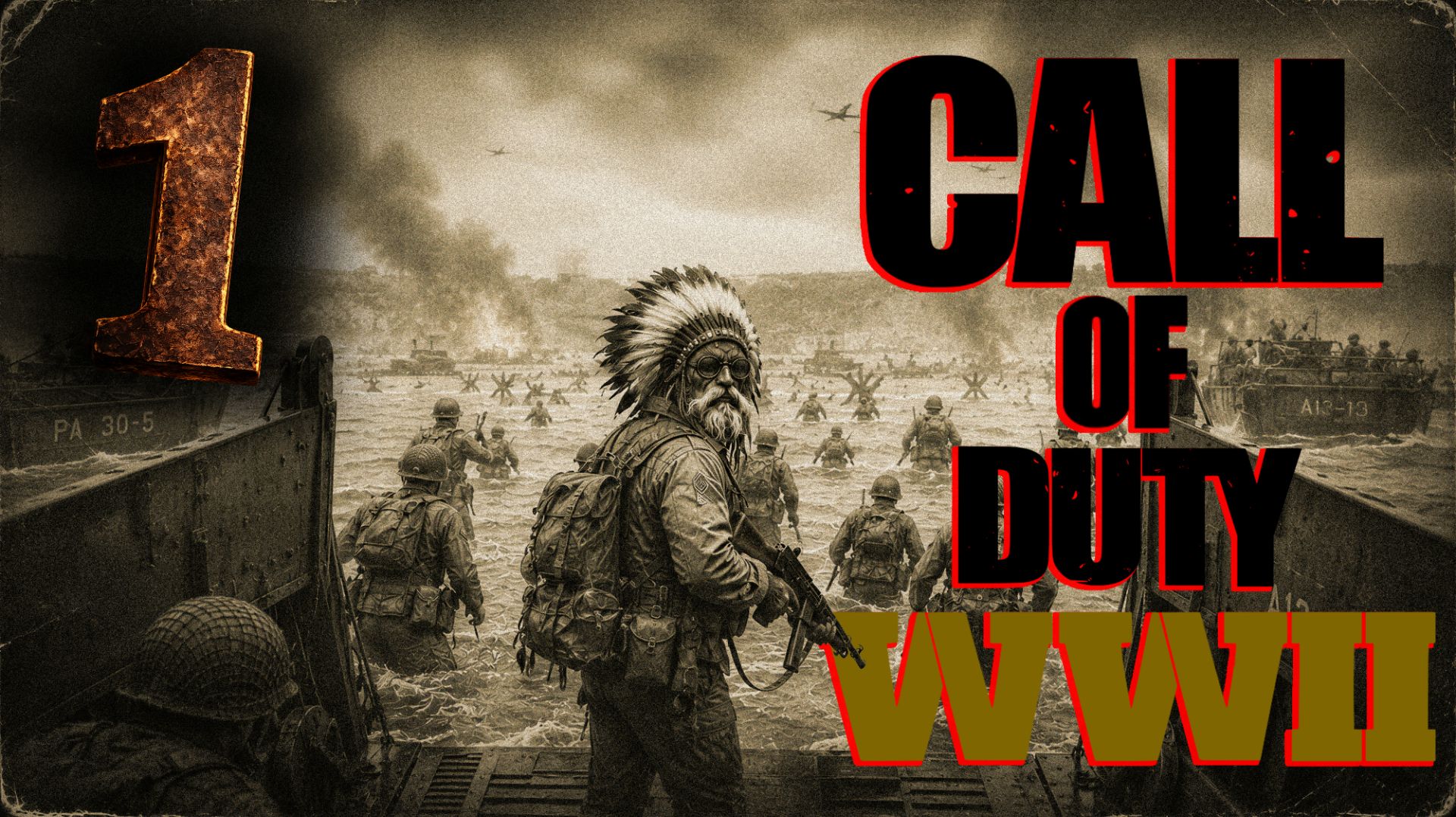 Почти-Ирокино Call of Duty World at War 2 в формате21:9🖥️Высаживаемся в Нормандии