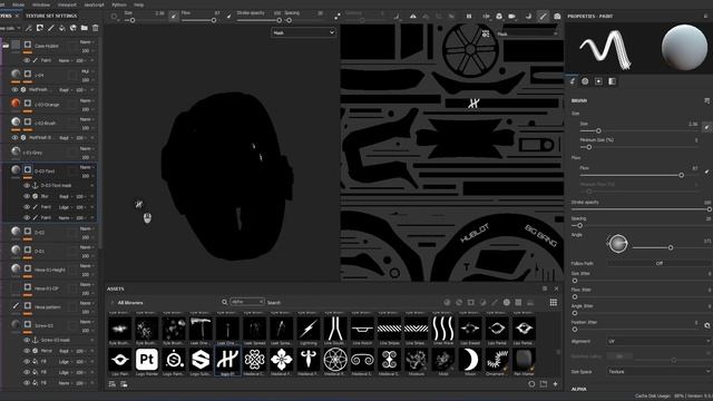 20-Hublot-Watch-Texturing-Part 04-Substance Painter-20