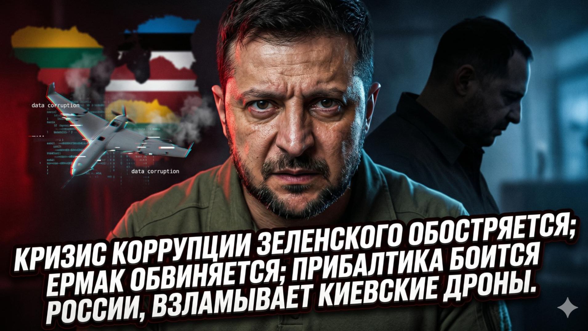 🚨Меркурис | Коррупционный скандал вокруг Зеленского и Ермака. Балтия: «Россия взломала дроны Киева»