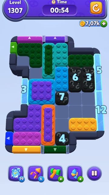 Color Block Jam 1307 Уровень