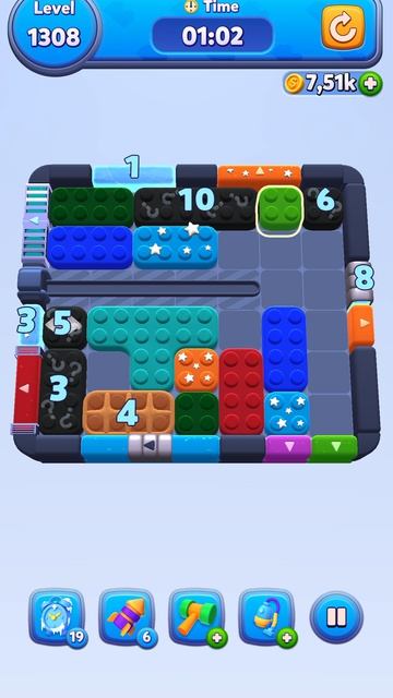 Color Block Jam 1308 Уровень