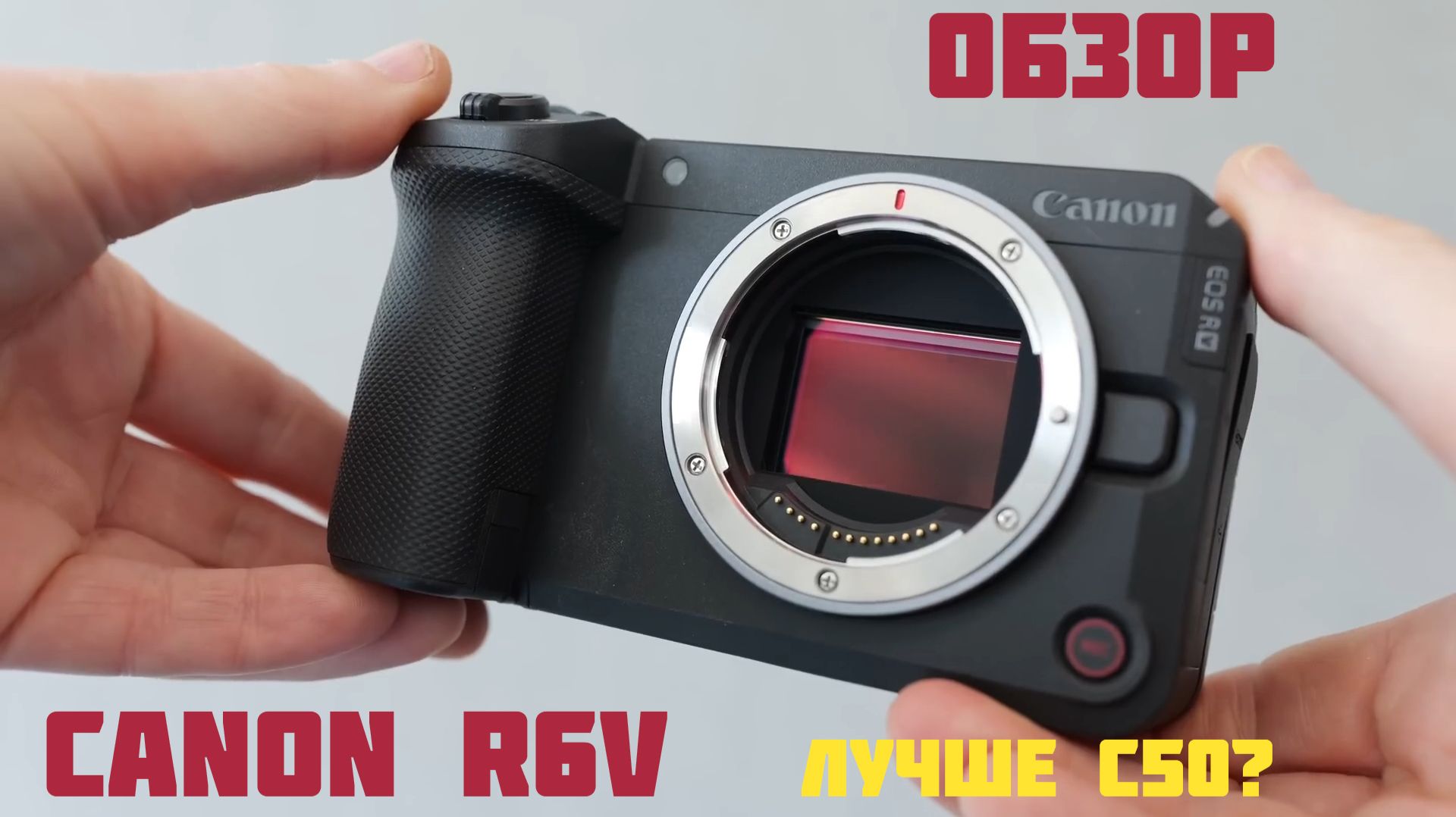 обзор Canon  R6V
