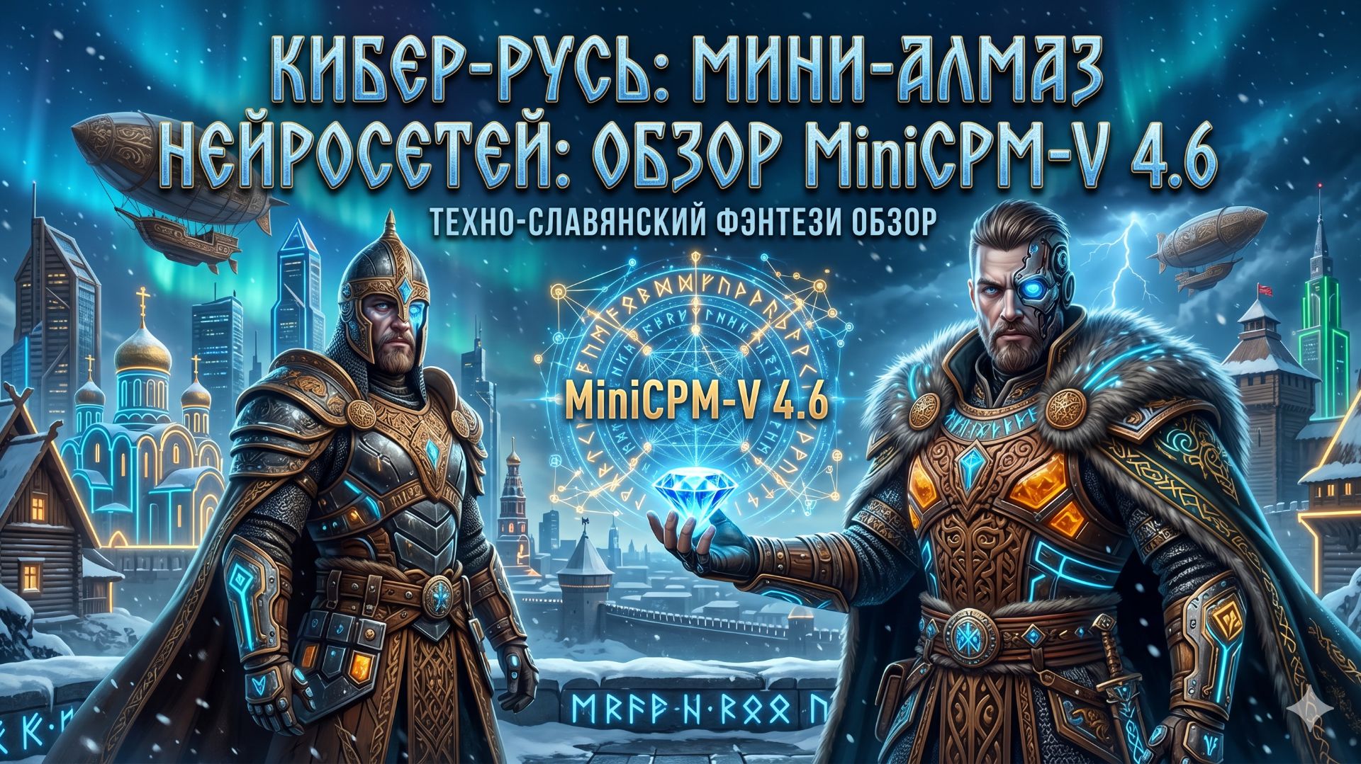MiniCPM-V Карманный интеллект в стиле Кибер-Руси