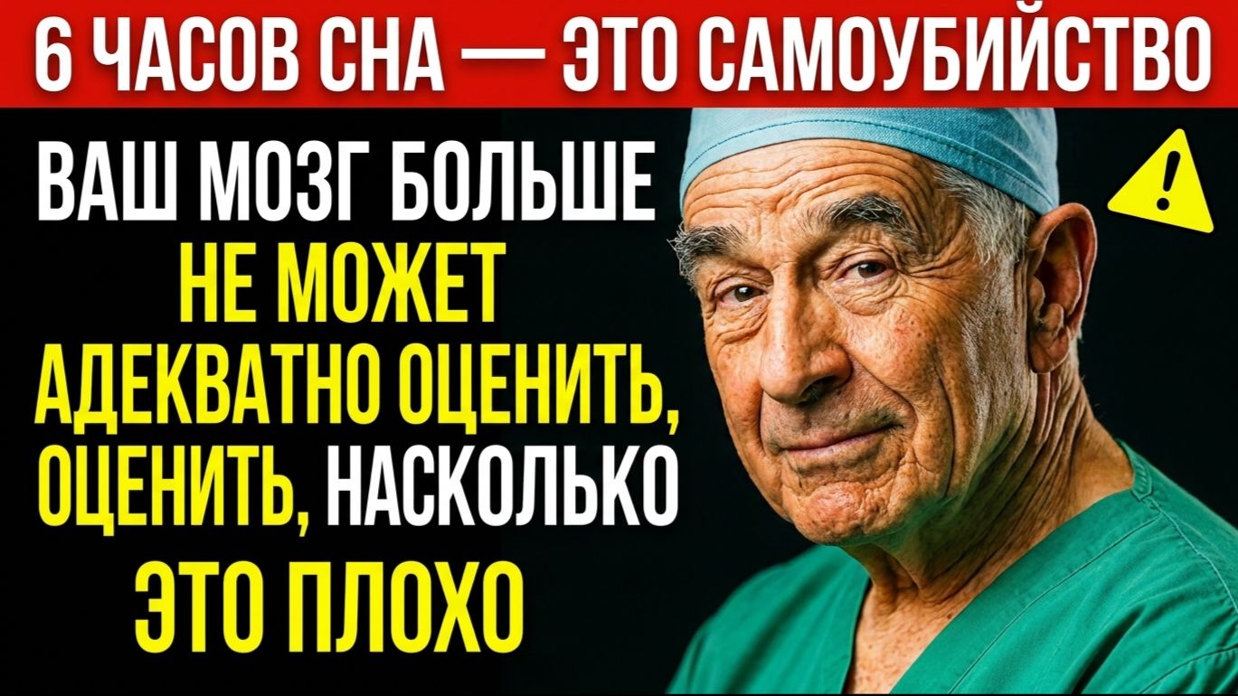 «6 часов сна — это медленное самоубийство» — реальные данные исследований. Правильные советы