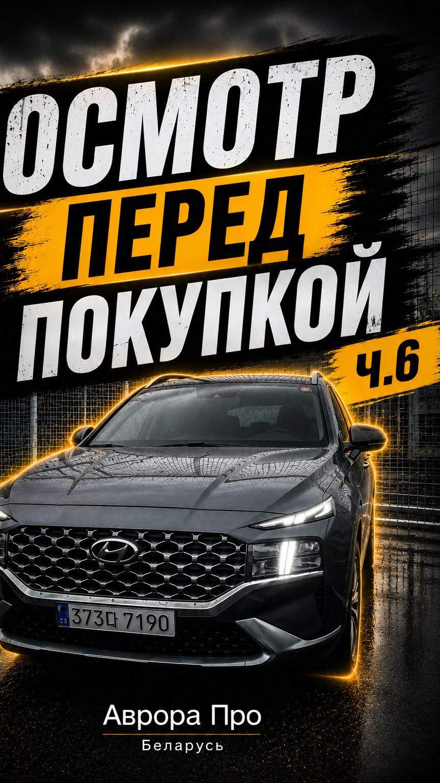 Santa Fe из Кореи в Беларусь - смотрим авто вживую. часть 6 #автоизкореичасть 6 #автоизкореи