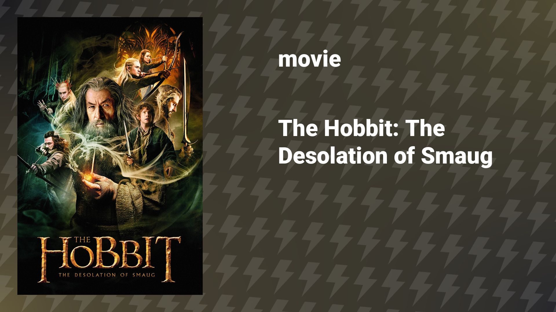 The Hobbit: The Desolation of Smaug (movie, 2013)
