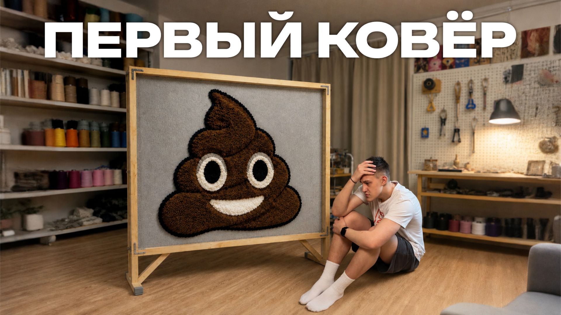 Мой первый тафтинговый ковёр: разбор всех ошибок