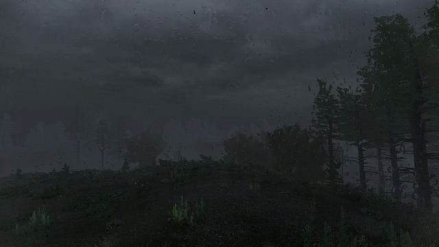 STALKER ambience | Дождь на холмах Агропрома