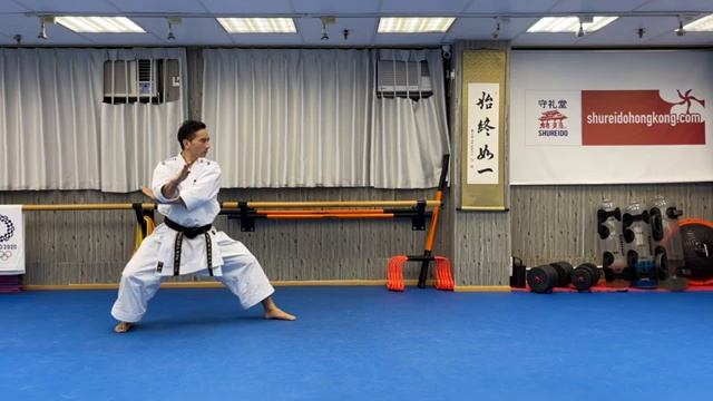 No21 Shotokan - Gojushiho Sho松濤館流 五十四步小文武道館空手學苑 Man-Budokan Karate Academy